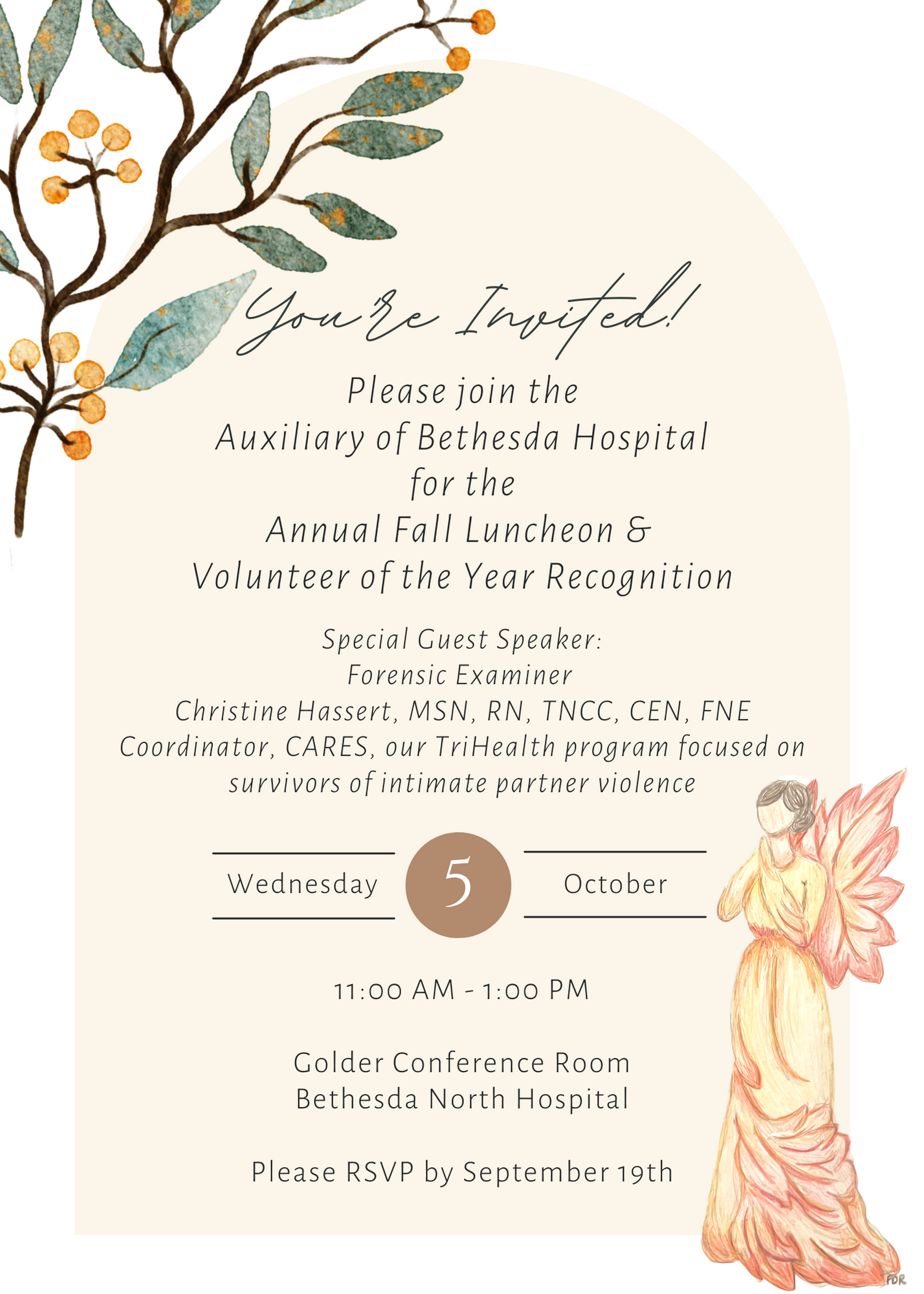 Auxiliary Fall Luncheon - Bethesda Foundation